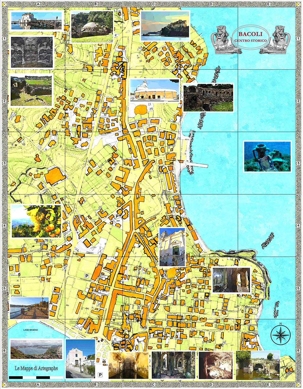 Mappa del Centro Storico di Bacoli